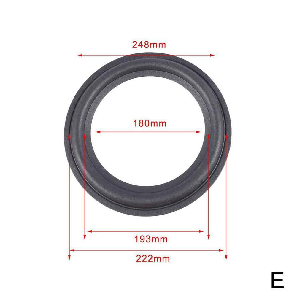 4-12 Inch Speaker Surround Rubber Woofer Edge Ring Foam Audio Repair ...
