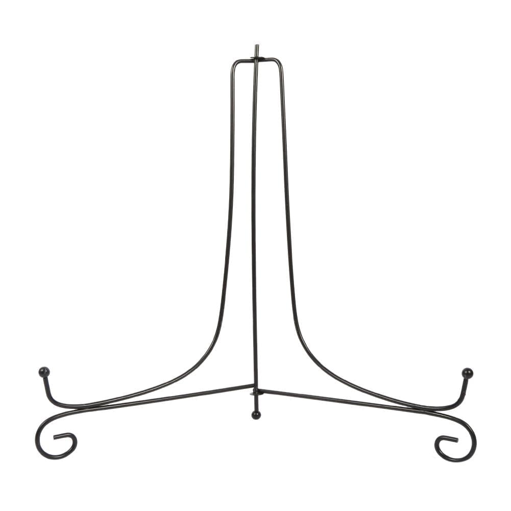 4 - 12 Iron Display Stand, Black Iron Easel Plate Display Photo Holder ...