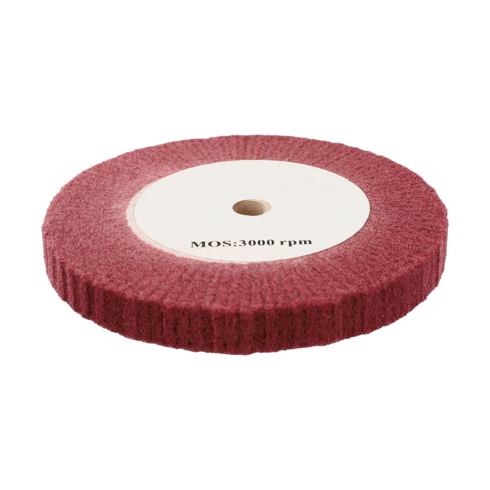 4”~12“ Nylon Fiber Flap Polishing Wheel Disc Non-Woven Abrasive Buffing ...