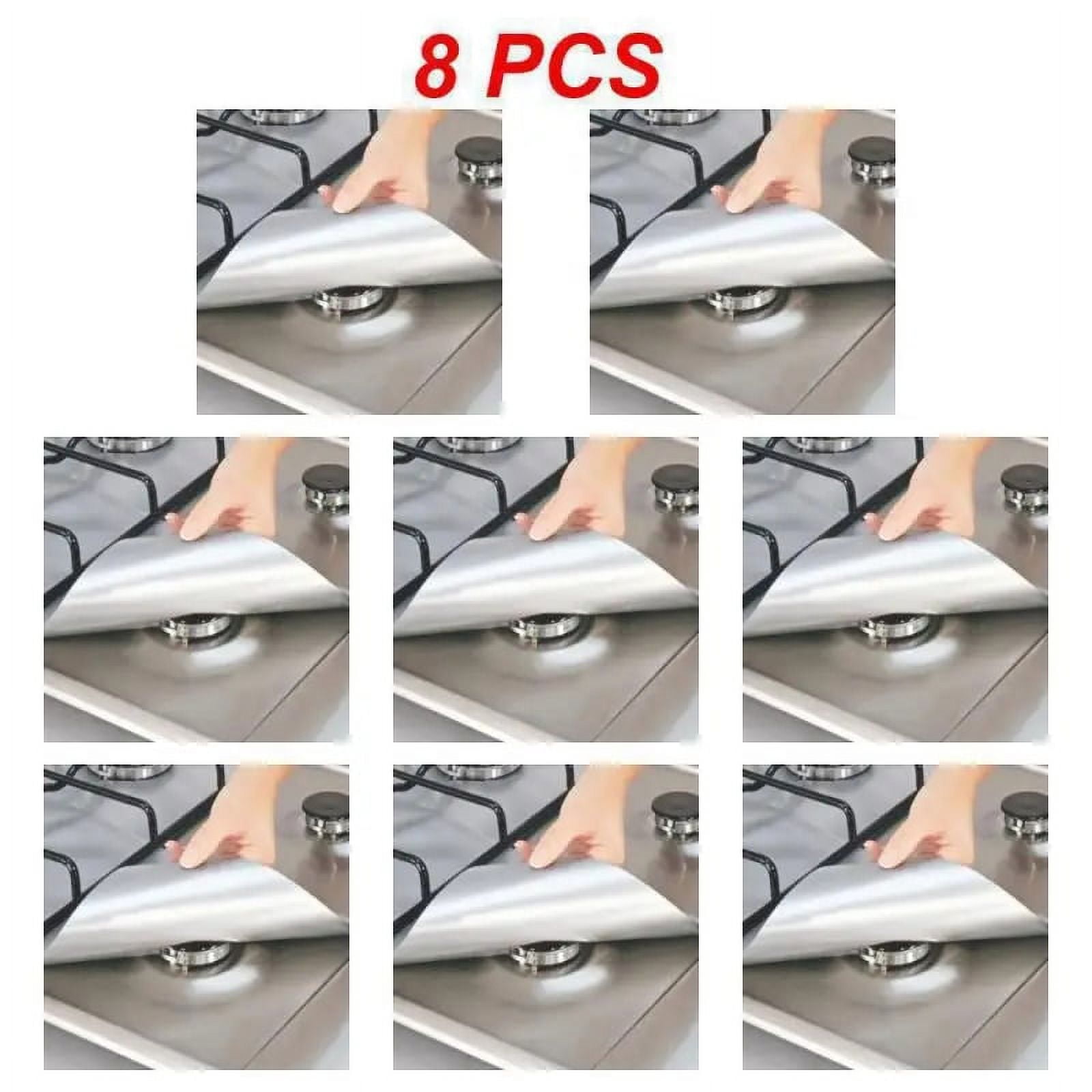 4-12PCS Stove Protector Cover Gas Stove Protector Burner Cover Foil ...