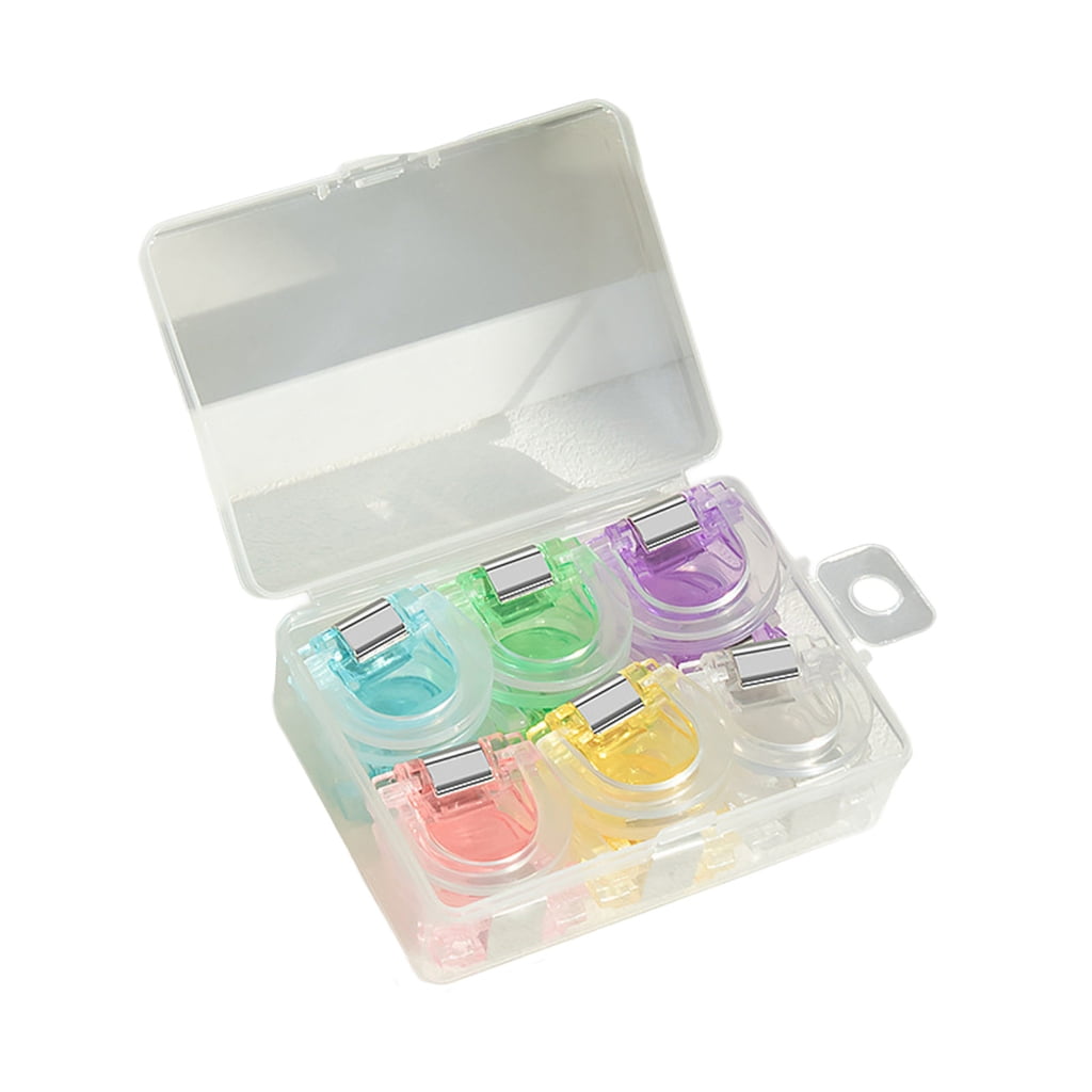 4/12Pieces Clear Paper Clip Horseshoe Shape Paper Clamps File ...