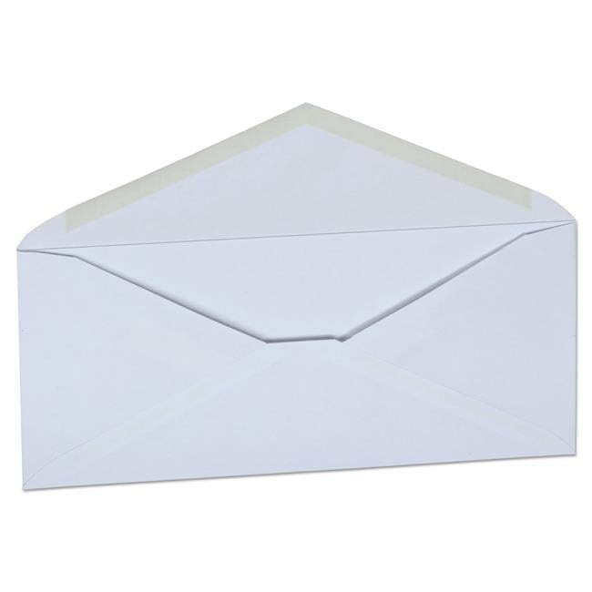 4.13 x 9.5 in. No. 10 Commercial Flap Gummed Closure Envelope, White ...
