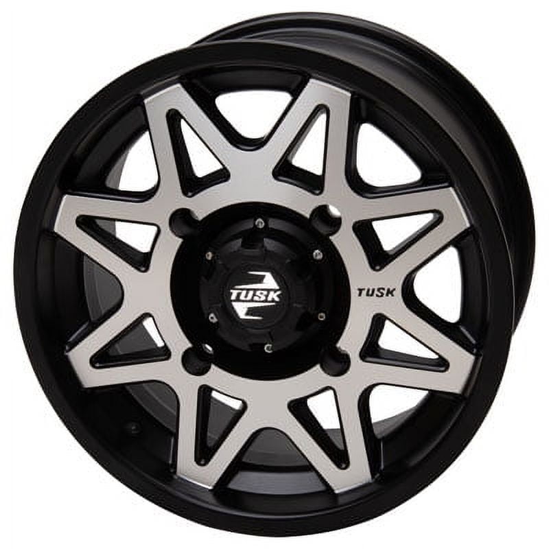 4/137 Tintic Wheel 14x7 5.0 + 2.0 Machined/Black For Tracker SVX 1000 2020 - Walmart.com