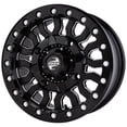 4/137 Tusk Fremont Beadlock Wheel 14x7 5.0 + 2.0 Milled/Black For Can ...