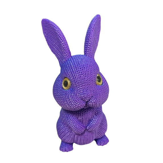 4.13Inch Easter 3D Bunny Figurine Ornaments for Bookshelf Desktop ...