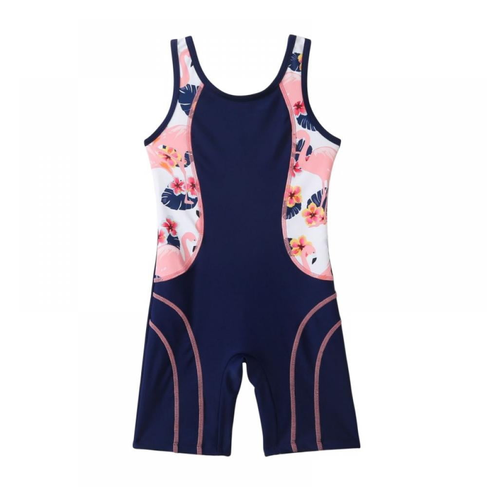 4-14T Kids Girls One Piece Swimsuit Sport Swimwear Summer Bathing Suit ...