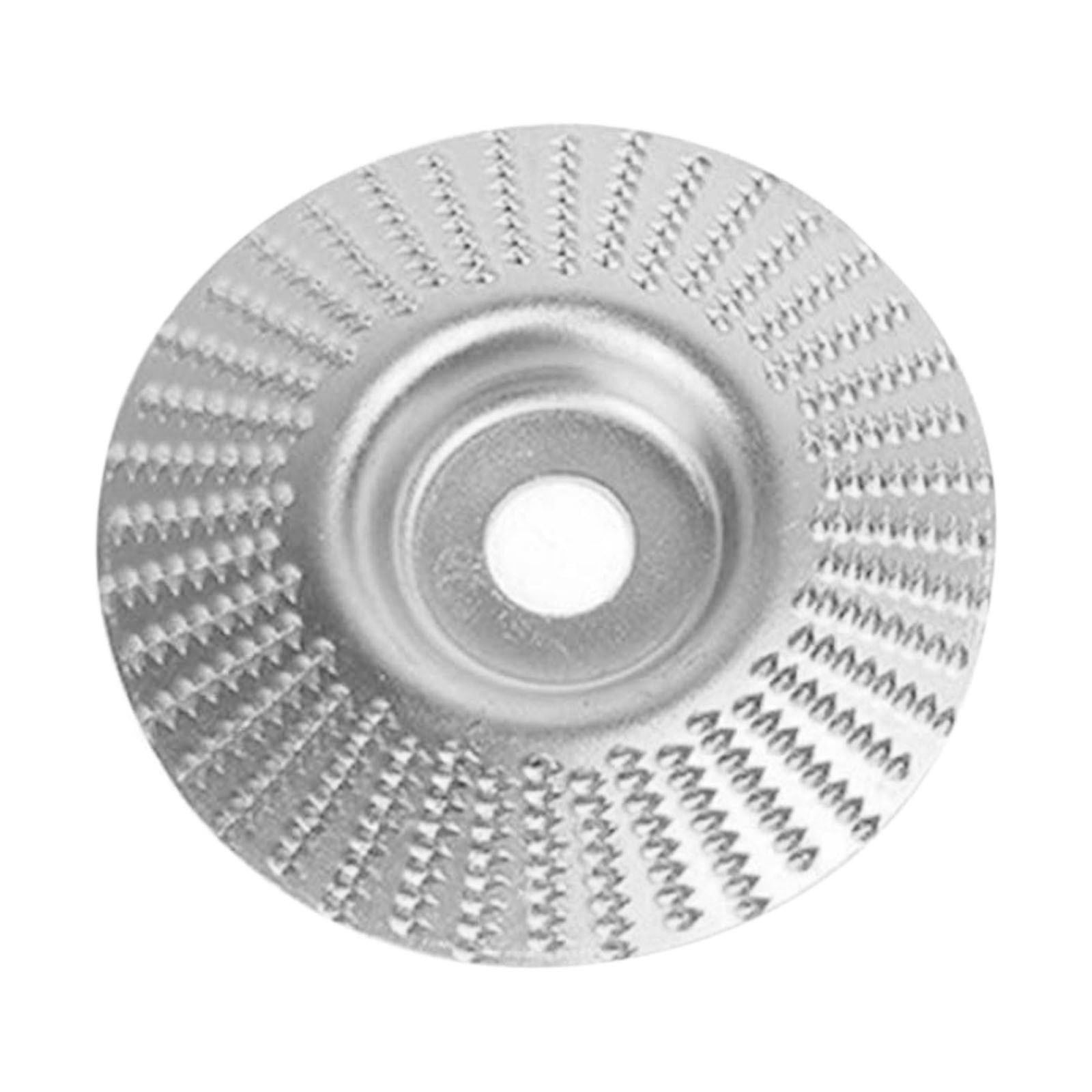 4-15/16" Angle Grinder Wood Carving Disc, Beveled Edge Tungsten Carbide ...