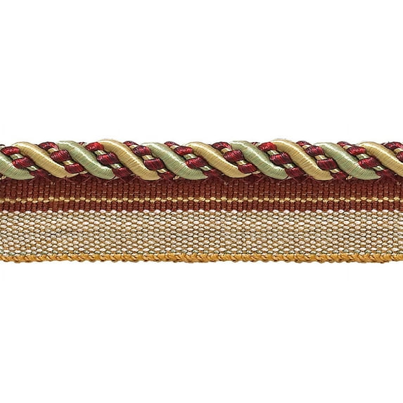 4/16" (0.5cm) Medium Decorative Twisted Rope Cord with Lip | Cord Trim ...