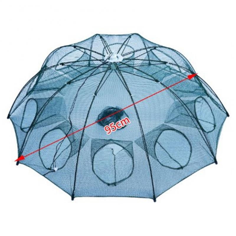 4-16 Hole Portable Automatic Hand Fishing Net Hexagon Fish Network ...