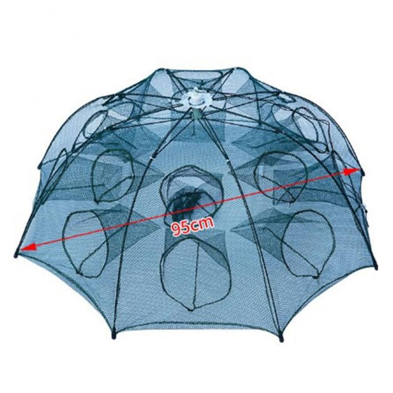 4-16 Hole Portable Automatic Hand Fishing Net Hexagon Fish Network ...