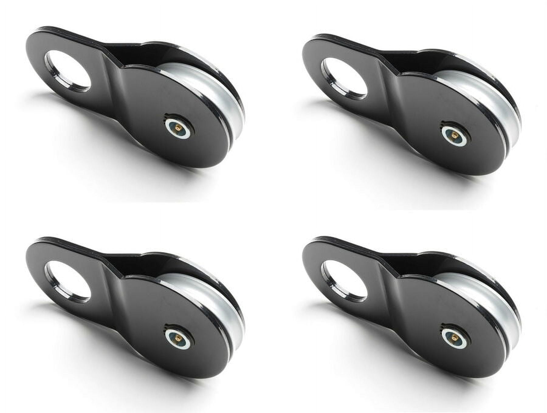 (4) 16000lbs 8TON Black Recovery Winch Pulley Snatch Block for Four ...