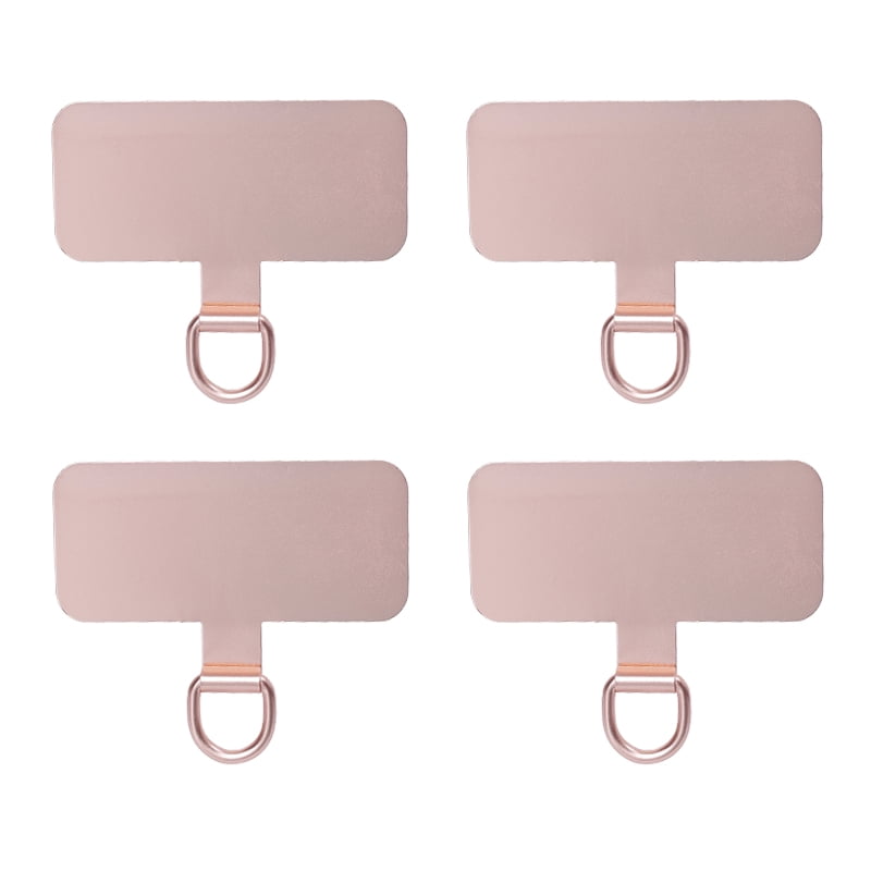4/1PCS Metal Mobile Phone Lanyard Patch Universal Stainless Steel Card ...
