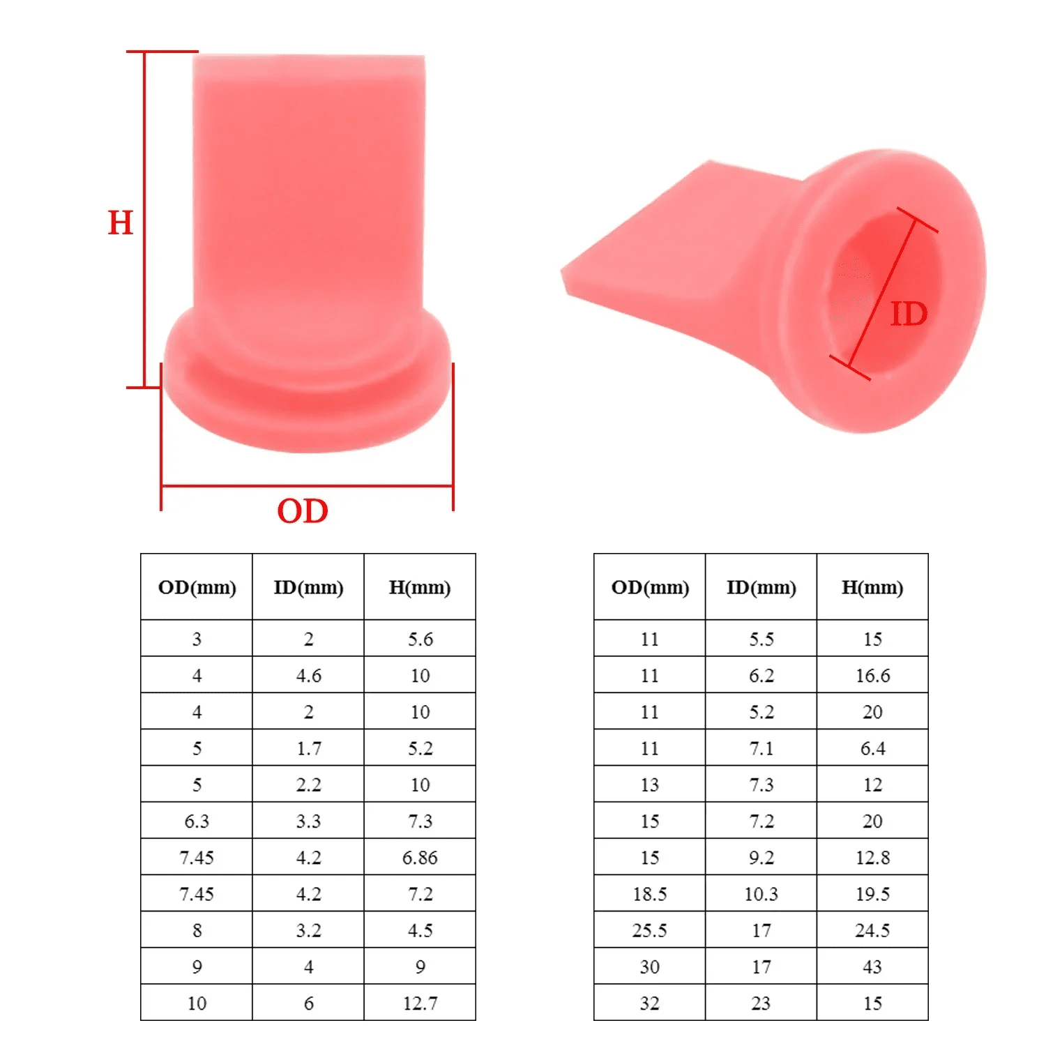4 2 10mm Silicone One-Way Valve Silicone Duckbill Valve Duckbill Valve ...