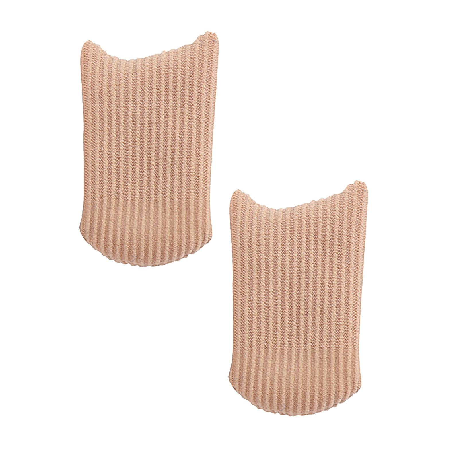 4/2/1Pcs Toe Caps Toe Caps Closed Toe Fabric Sleeve Protectors With Gel ...