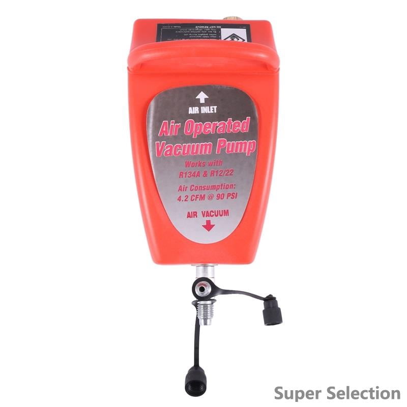 4.2 CFM Air Operated Vacuum Pump, Portable Pneumatic A/C Vacuum Pump ...