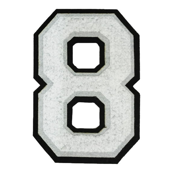 4.2 Inch Iron-On Letters Numbers, Fabric Alphabet Numerals for Clothing ...