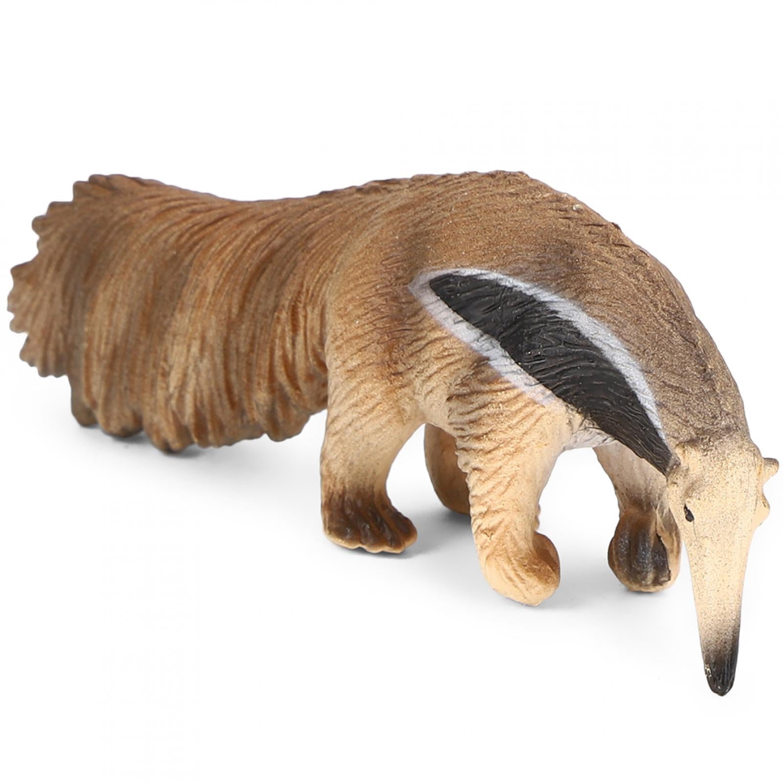 4.2 Inches Resin Anteater Miniature Realistic Wildlife Figurines Solid ...