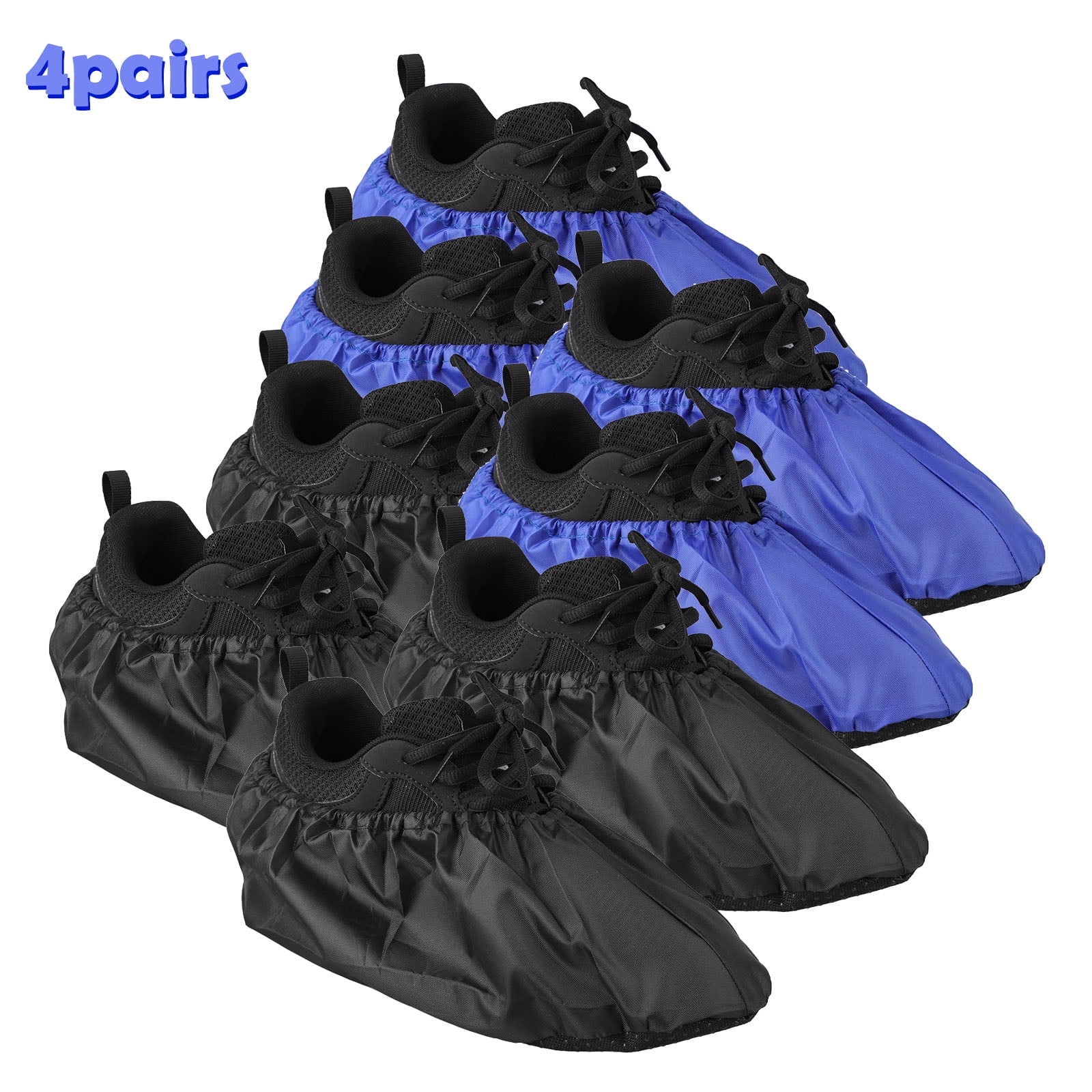 4/2 Pairs Waterproof Shoe Covers, Dust Resistant, Washable Reusable Non ...