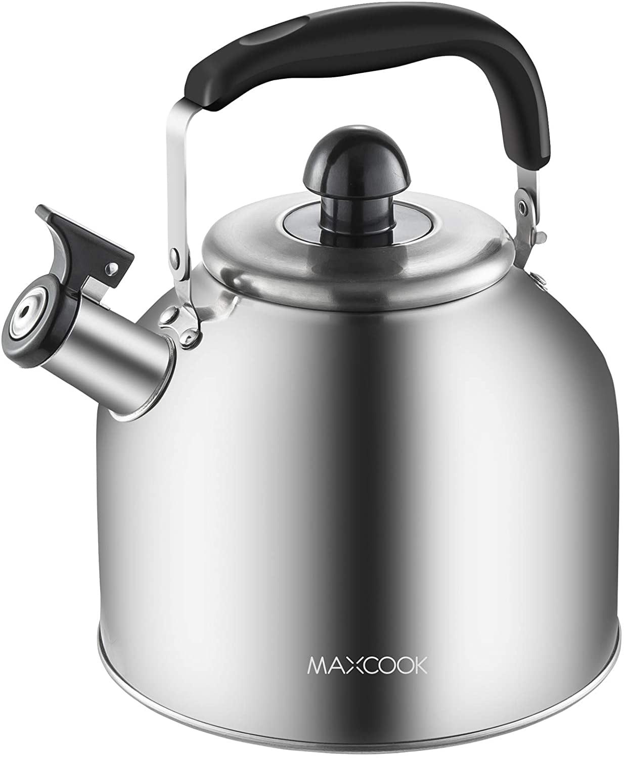 4.2 Quart/4L Stainless Steel Whistling Tea Kettle,Brushed Satin ...