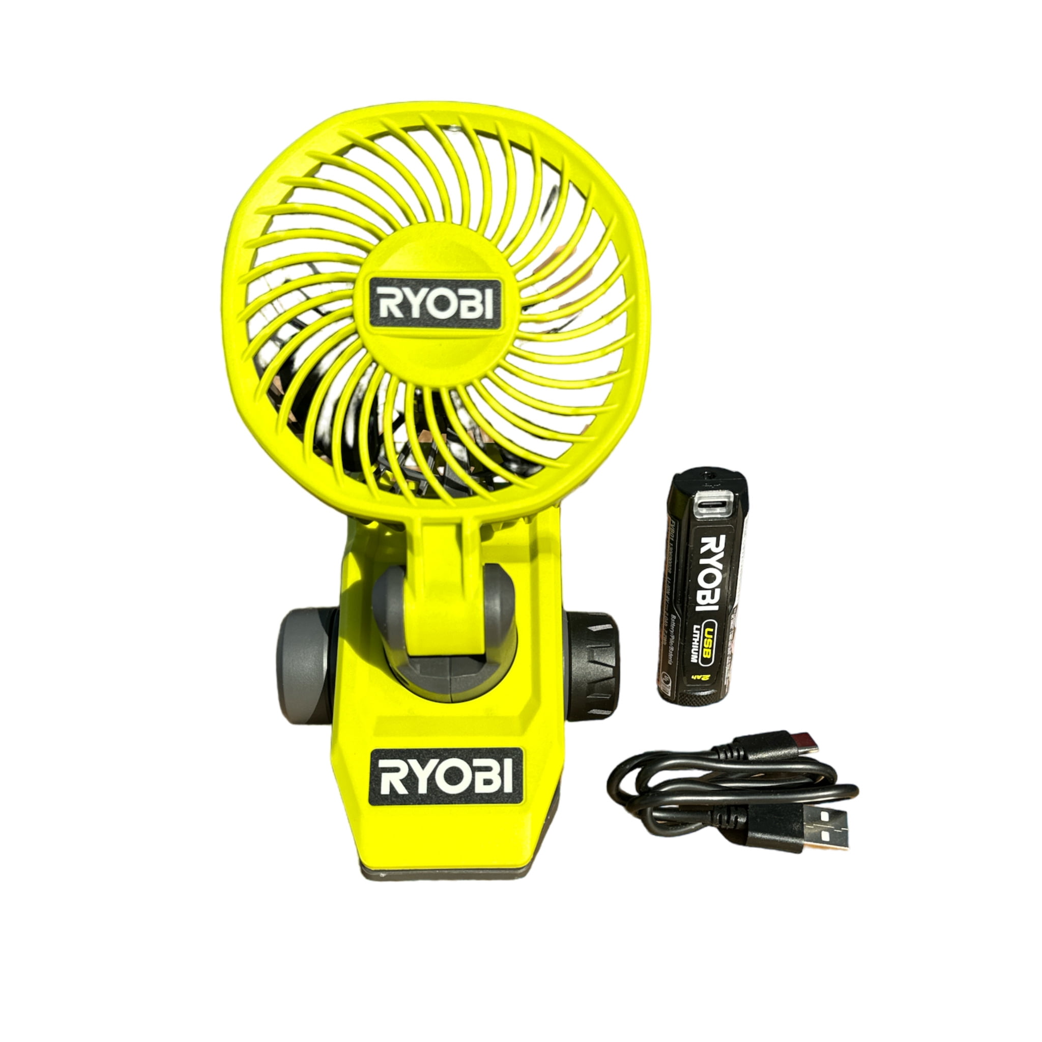 4'' 2-Speed Adjustable Cordless Clamp Fan - Walmart.com