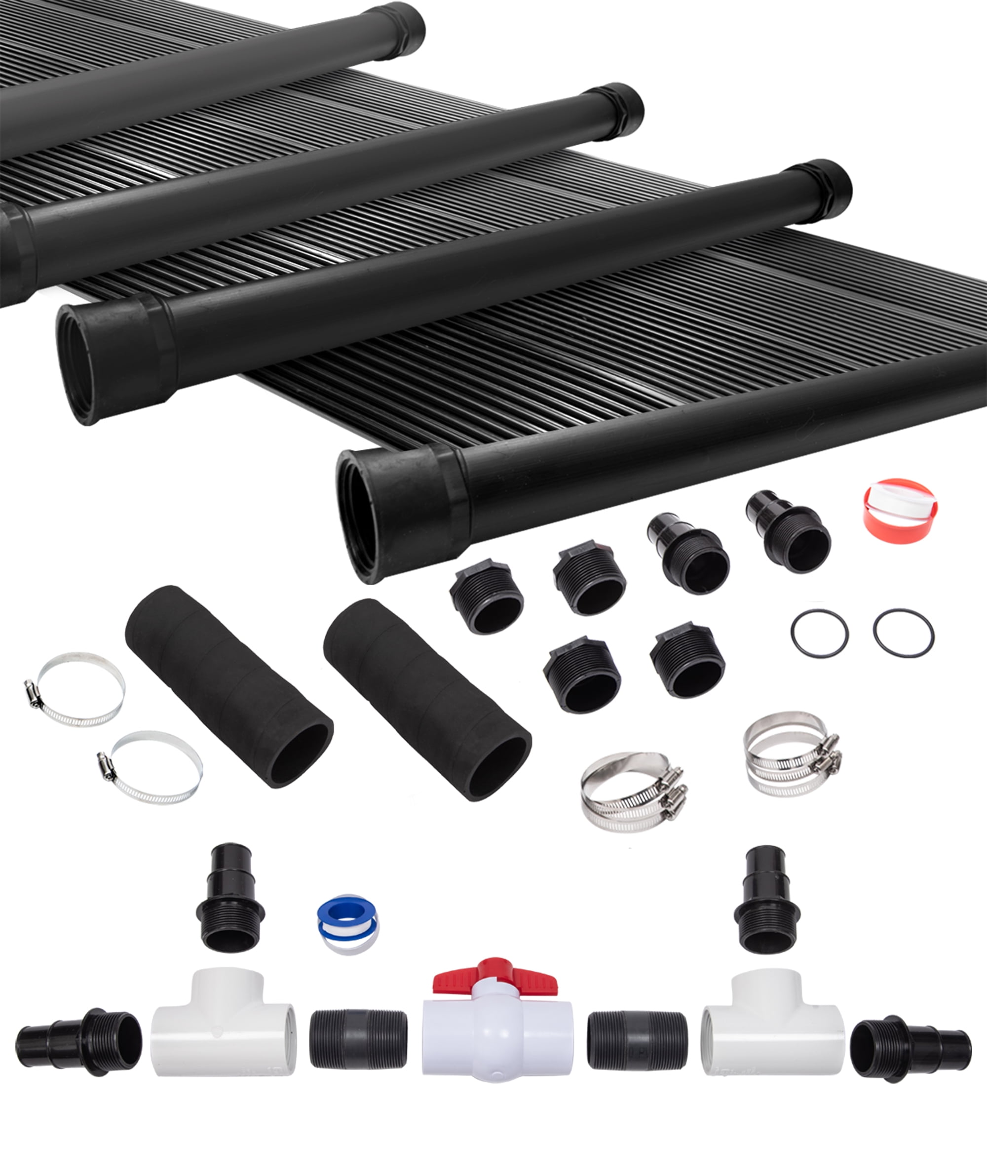 4-2'X12' SunQuest Solar Swimming Pool Heater System with Diverter Kit ...