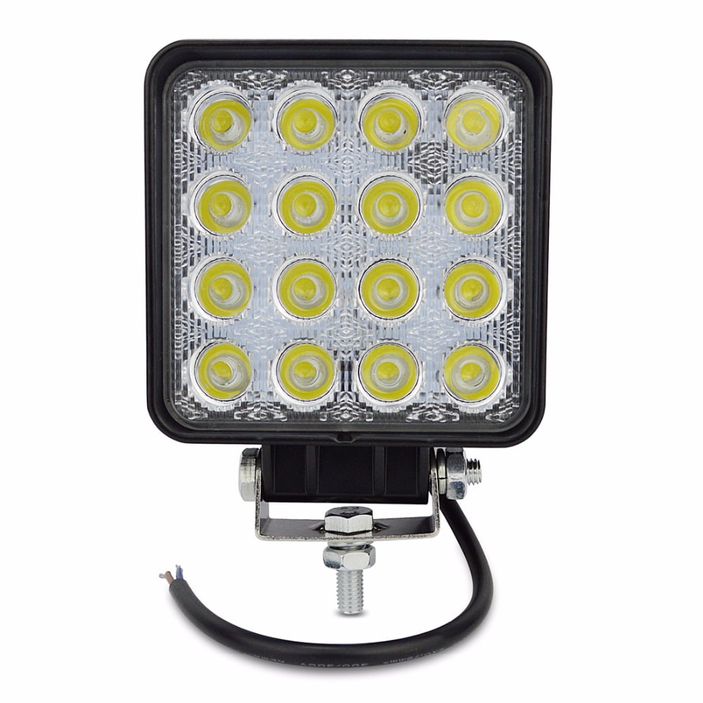 4.2 inch 48w led work light 12V led tractor work lights Flood Spot beam ...