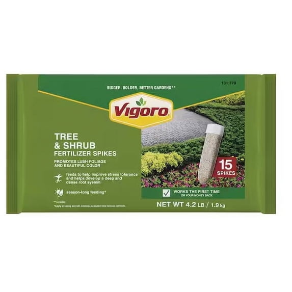 4.2 lb. All Season Tree and Shrub Fertilizer Spikes (12-5-7) (15-Count ...