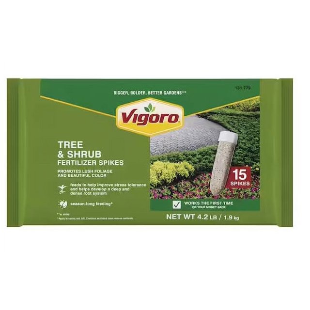 4.2 lb. All Season Tree and Shrub Fertilizer Spikes (12-5-7) (15-Count ...