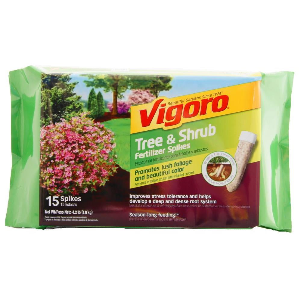 Vigoro 4.2 lb Tree and Shrub Fertilizer Spikes, All Season, 15-Count ...