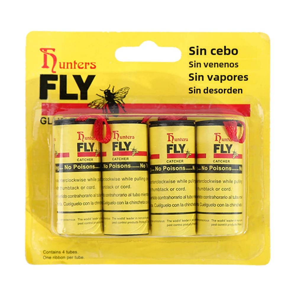 4-20PCS Double-Sided Sticky Fly Tapes Dead Insect Trap Paper Mosquito ...