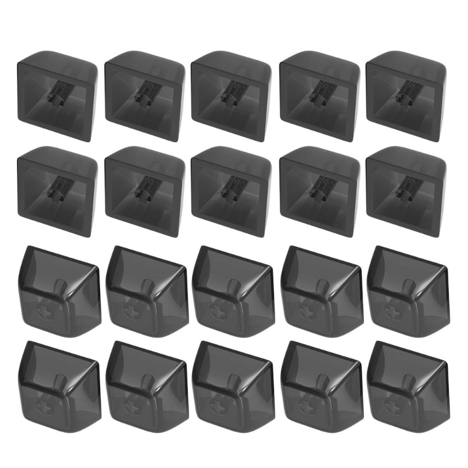 4/20Pcs Transparent Blank Keycap Set 1U 1 DA Profile Crystal ...