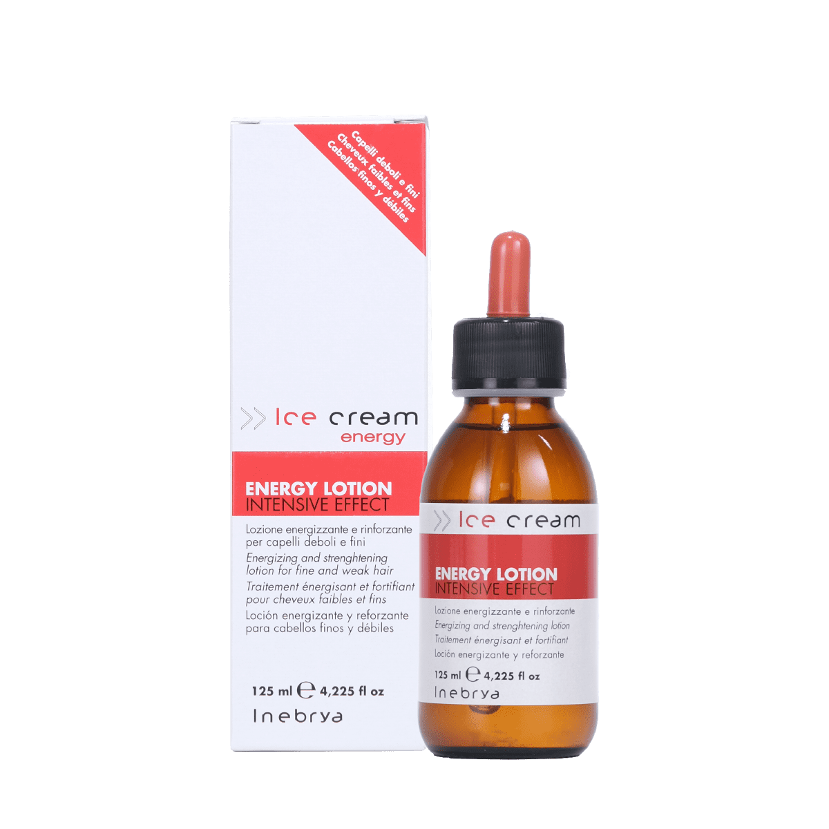 {4.22 oz} Inebrya Ice Cream Energy Lotion Intensive Effect w/ SLEEKSHOP ...