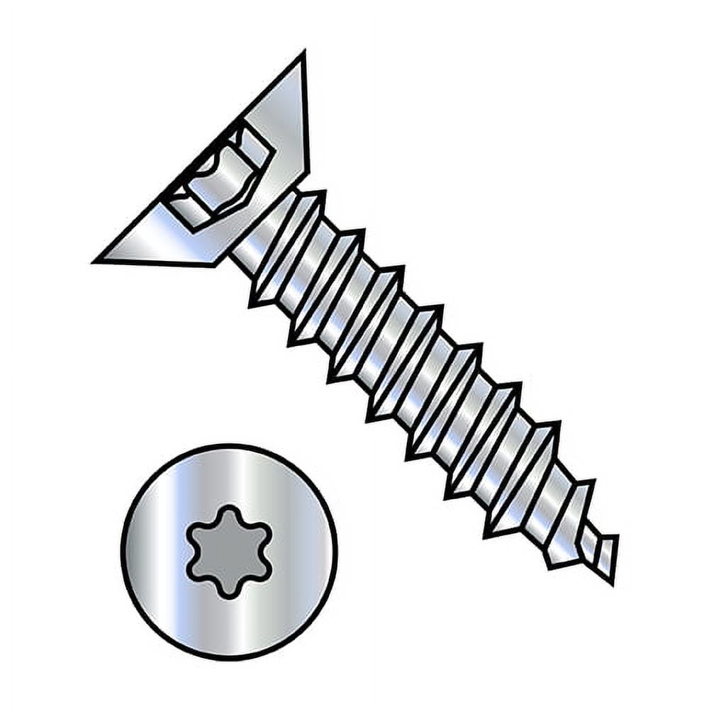4-24X3/8 Six Lobe Flat Undercut Self Tapping Screw Type A B Fully ...