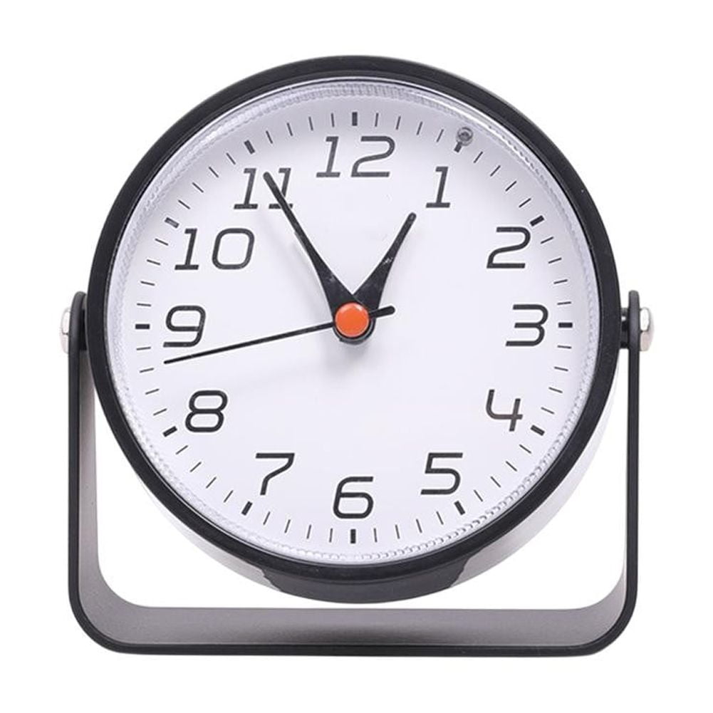 4.25 Inch Small Analog Alarm Clocks with Light, Desk Clock Table Clock ...