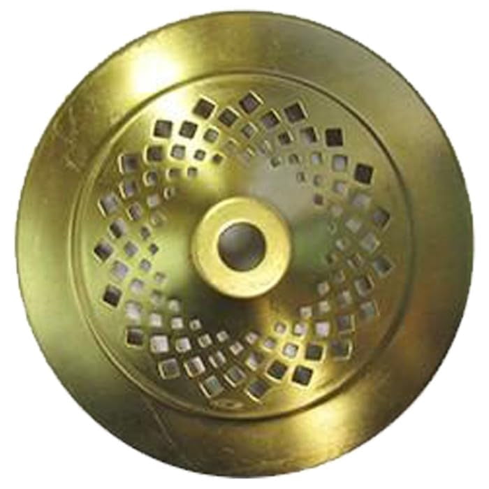 4.25"Round Perforated Solid Brass Vase Cap for Lamp Fixtures & Many ...