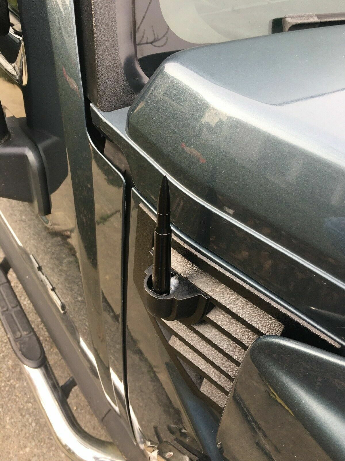 4.25" inch Black Antenna Mast Power AM/FM for HUMMER H2 H 2 2003-2009 ...