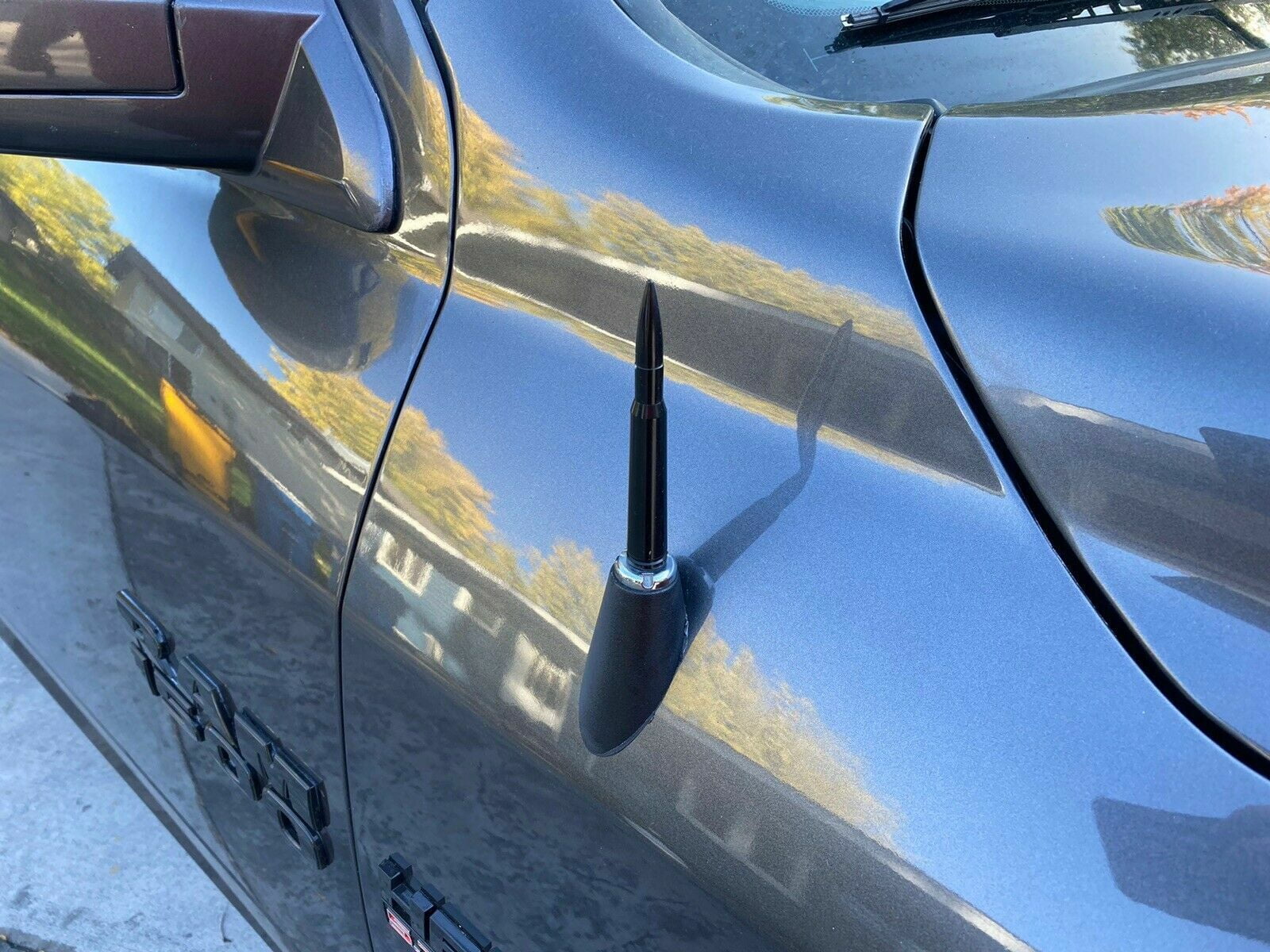 4.25 inch Black Antenna Mast Power for DODGE RAM & RAM 1500 2500 3500 ...