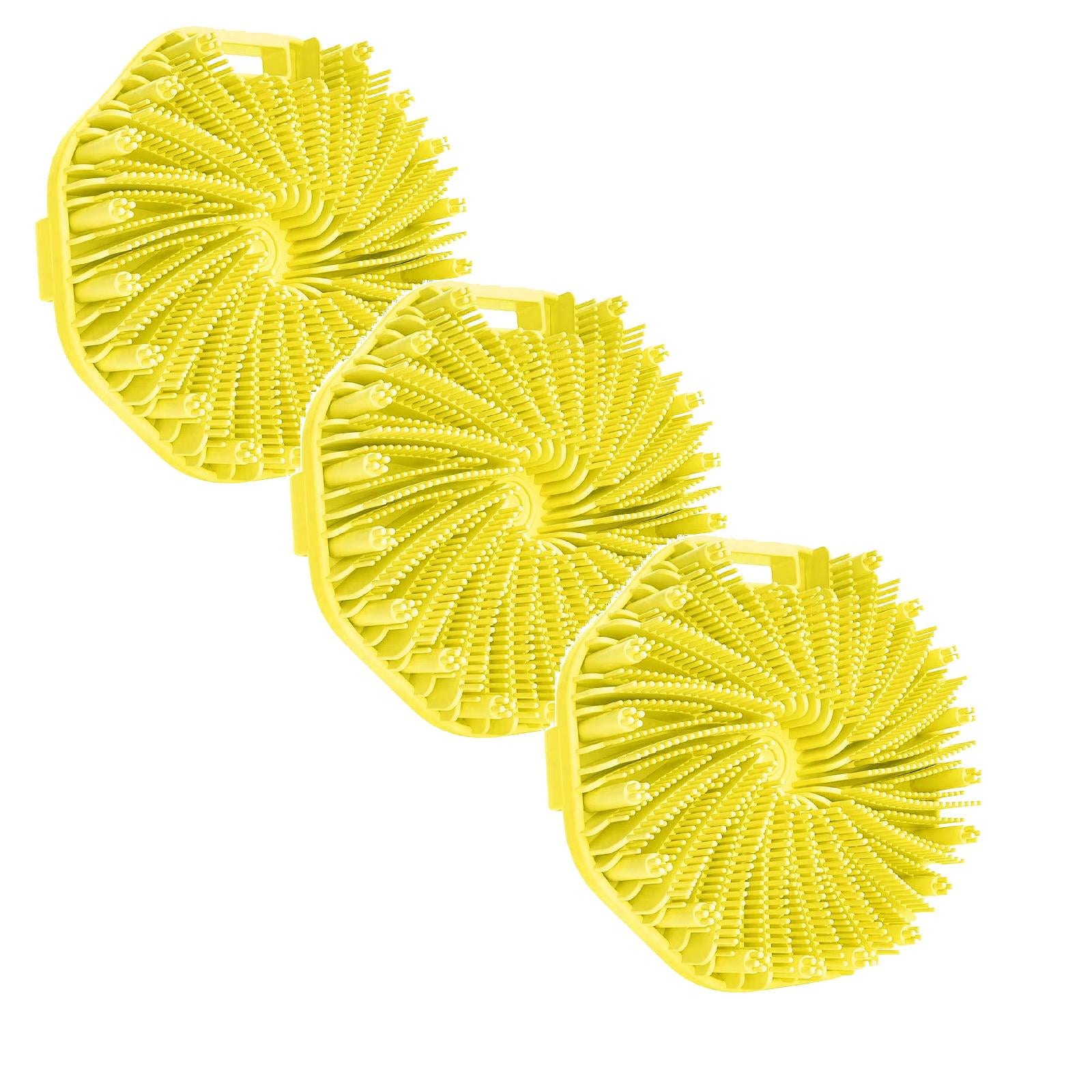 4.25inch Soft Silicone Body Scrubber with Handle,Gentle Exfoliating ...