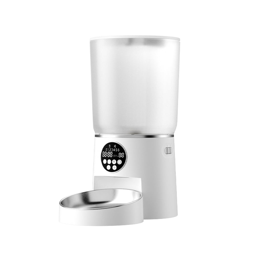 4 2L Automatic Cat Feeder Smart Pet Feeder Cats Dogs Auto Food ...