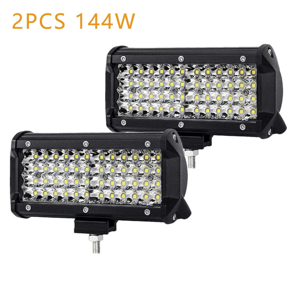 4 2PCS LED Work Light Bar 12~24V LED Headlighs Car Spotlights Diode Fog ...