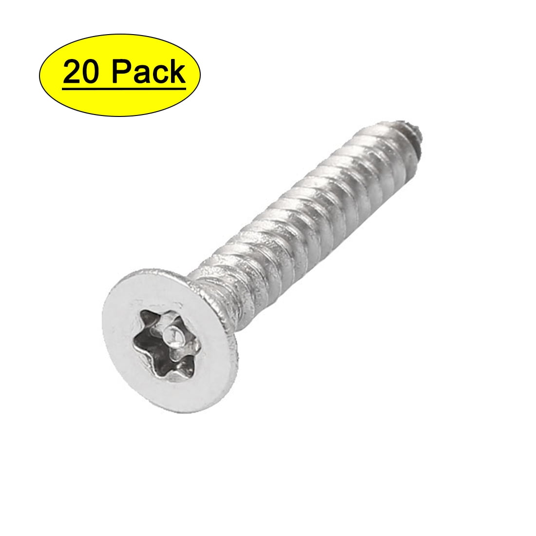 4.2mmx30mm 304 Stainless Steel Flat Head Star Drive Self Tapping Screw ...