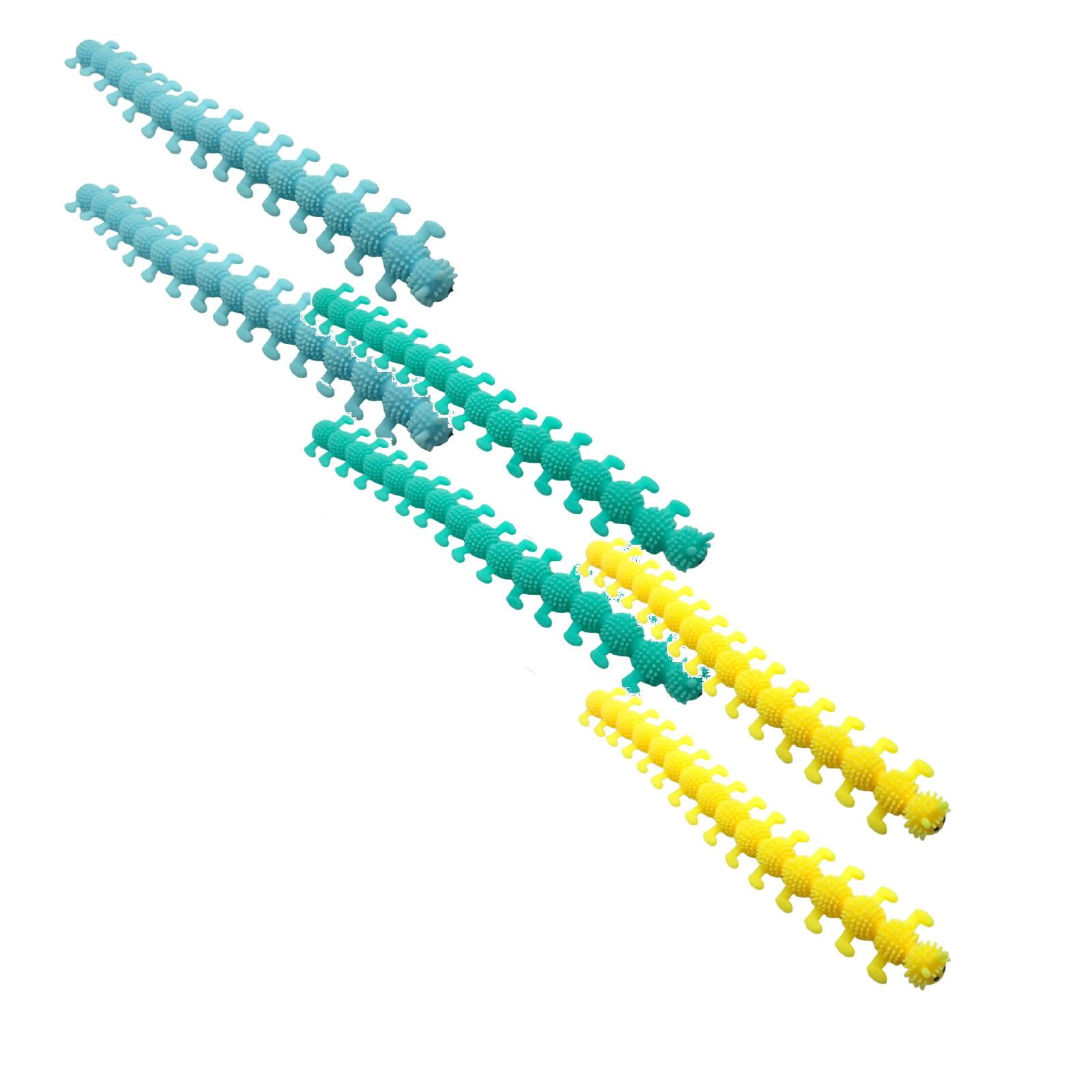 4/3/2/1 Pairs Worm Stretchy Strings Toy Fidget Toys Animal Sensory Toys ...