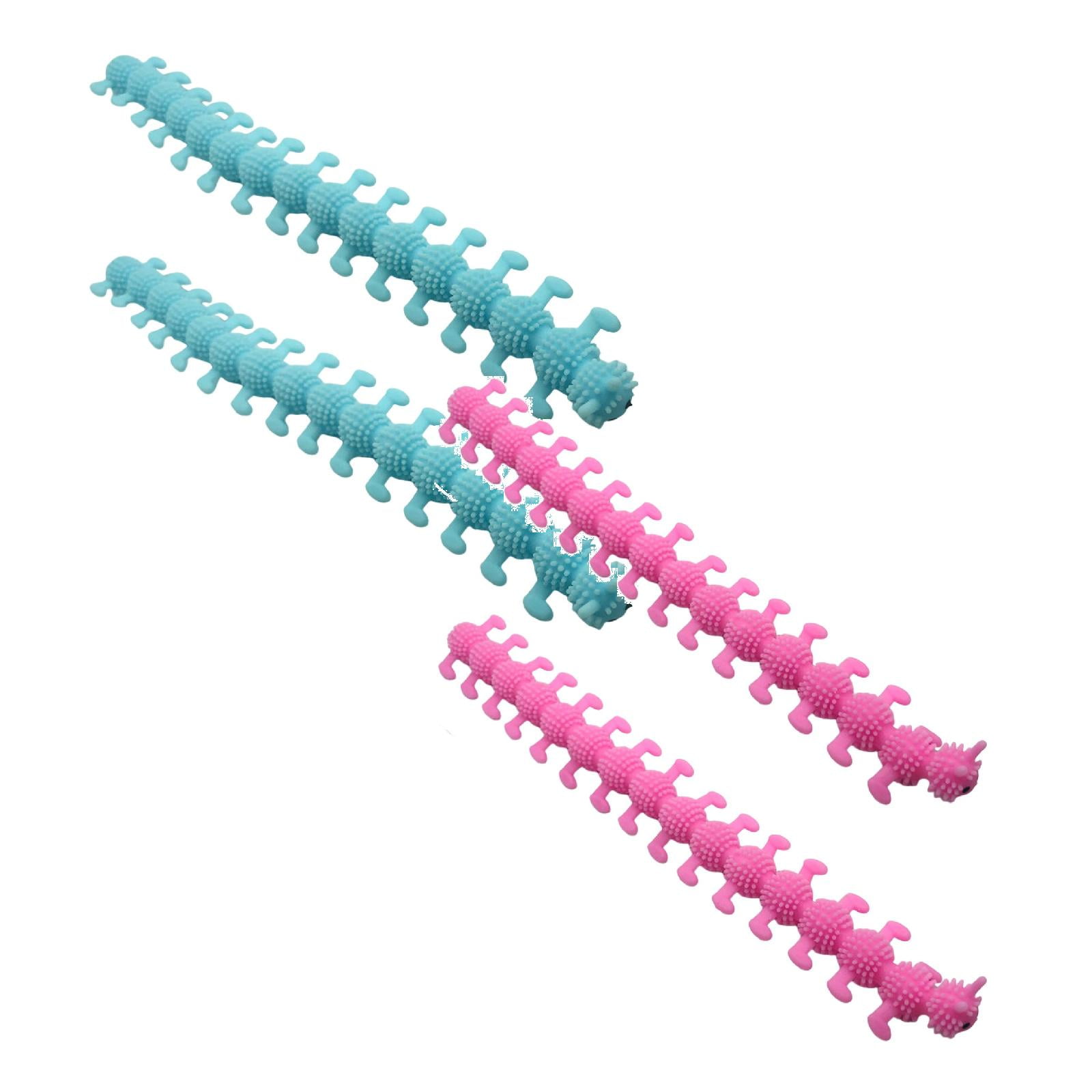 4/3/2/1 Pairs Worm Stretchy Strings Toy Fidget Toys Animal Sensory Toys ...