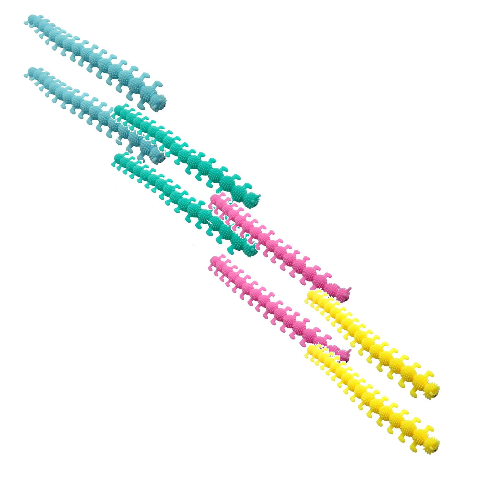 4/3/2/1 Pairs Worm Stretchy Strings Toy Fidget Toys Animal Sensory Toys ...