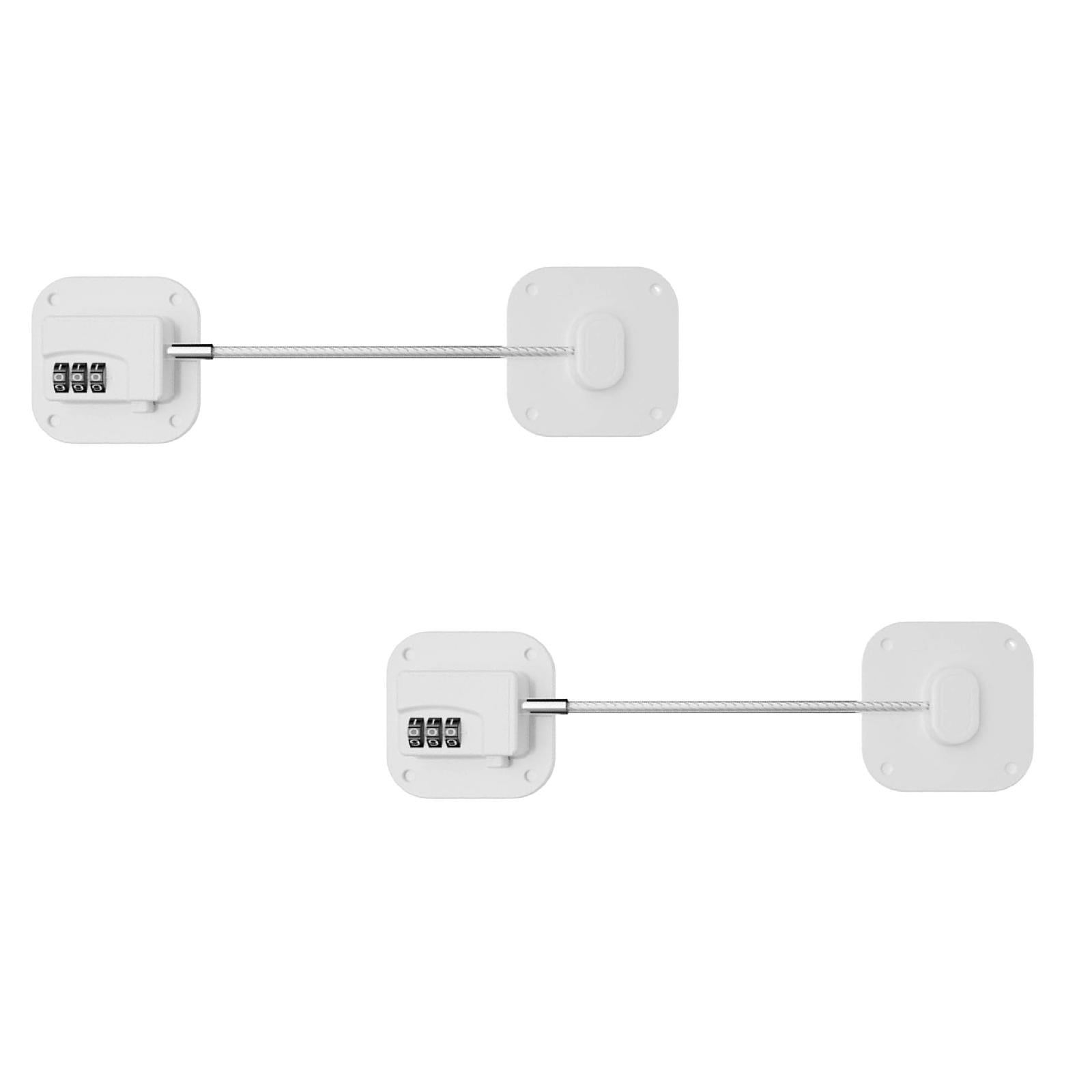 4/3/2/1PCS Heavy Duty Combination Refrigerator Lock, Self-Adhesive No ...