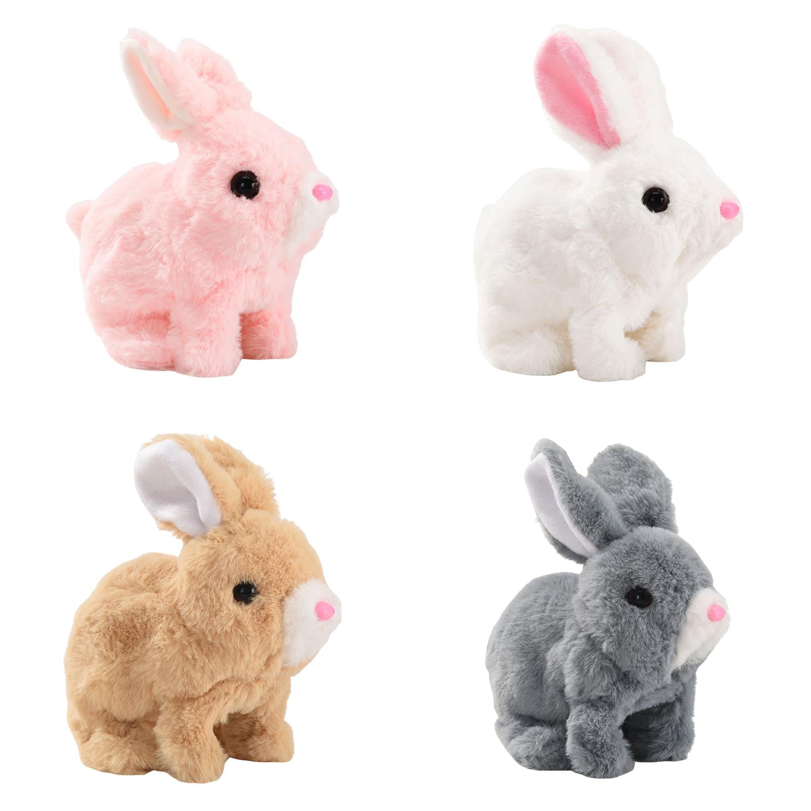 4/3/2/1pcs Bunny Toys Easter Plush Stuffed Bunny Toy Bunnies Can Walk ...