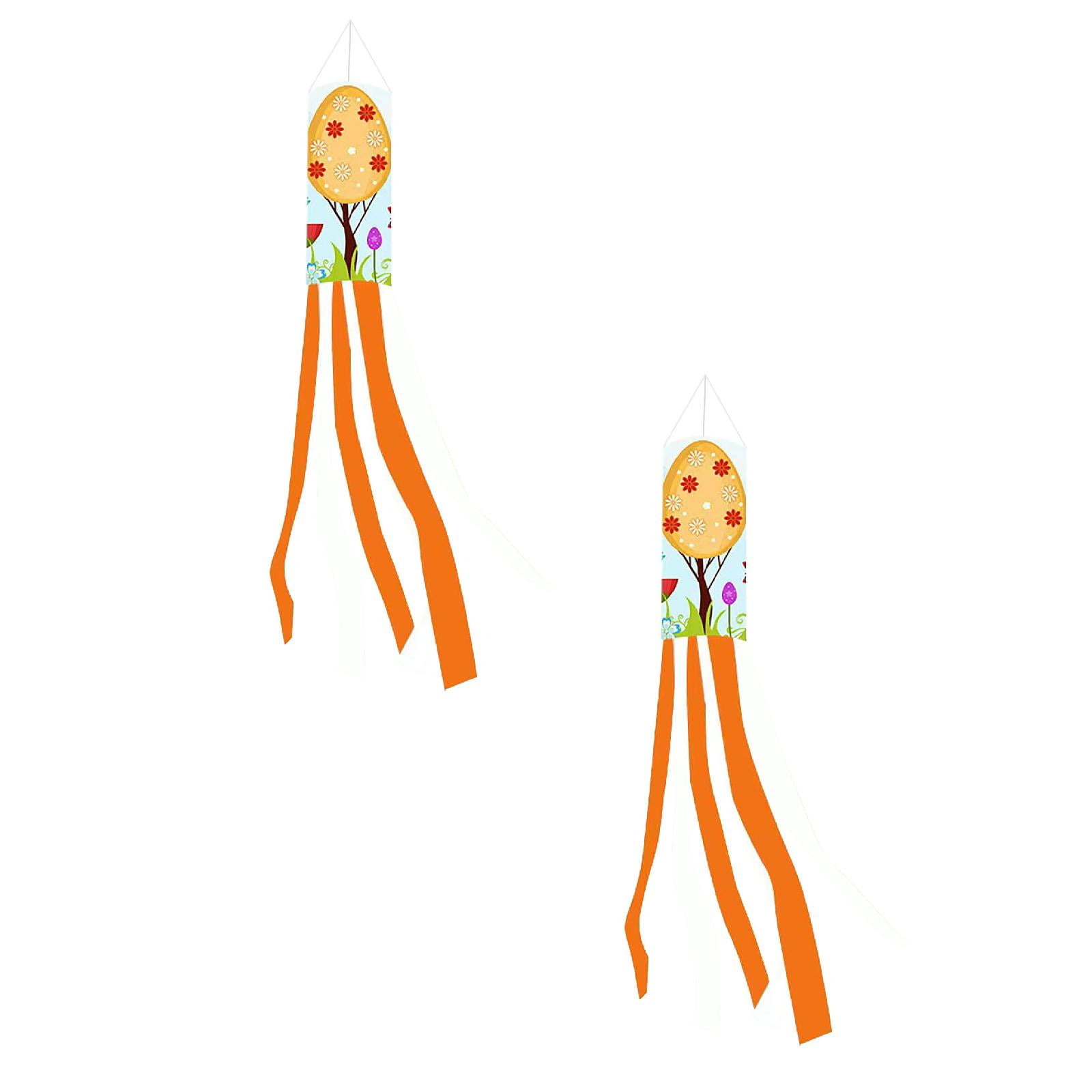 4/3/2/1pcs Easter Bunny Windsock Decorations Hanging Outdoor Spring ...
