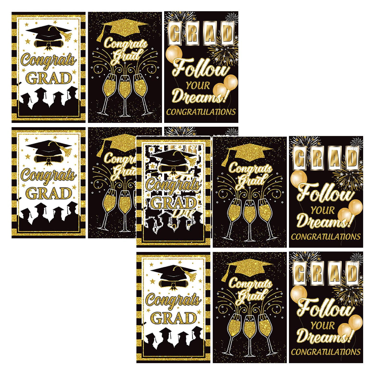 4/3/2/1pcs Graduation Water Bottle Labels Congrats Grad Graduate Water ...