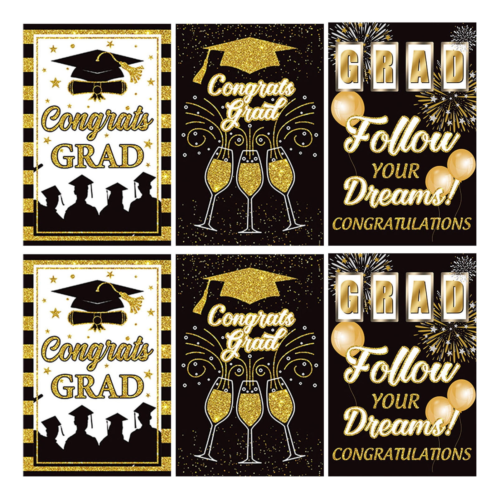 4/3/2/1pcs Graduation Water Bottle Labels Congrats Grad Graduate Water ...