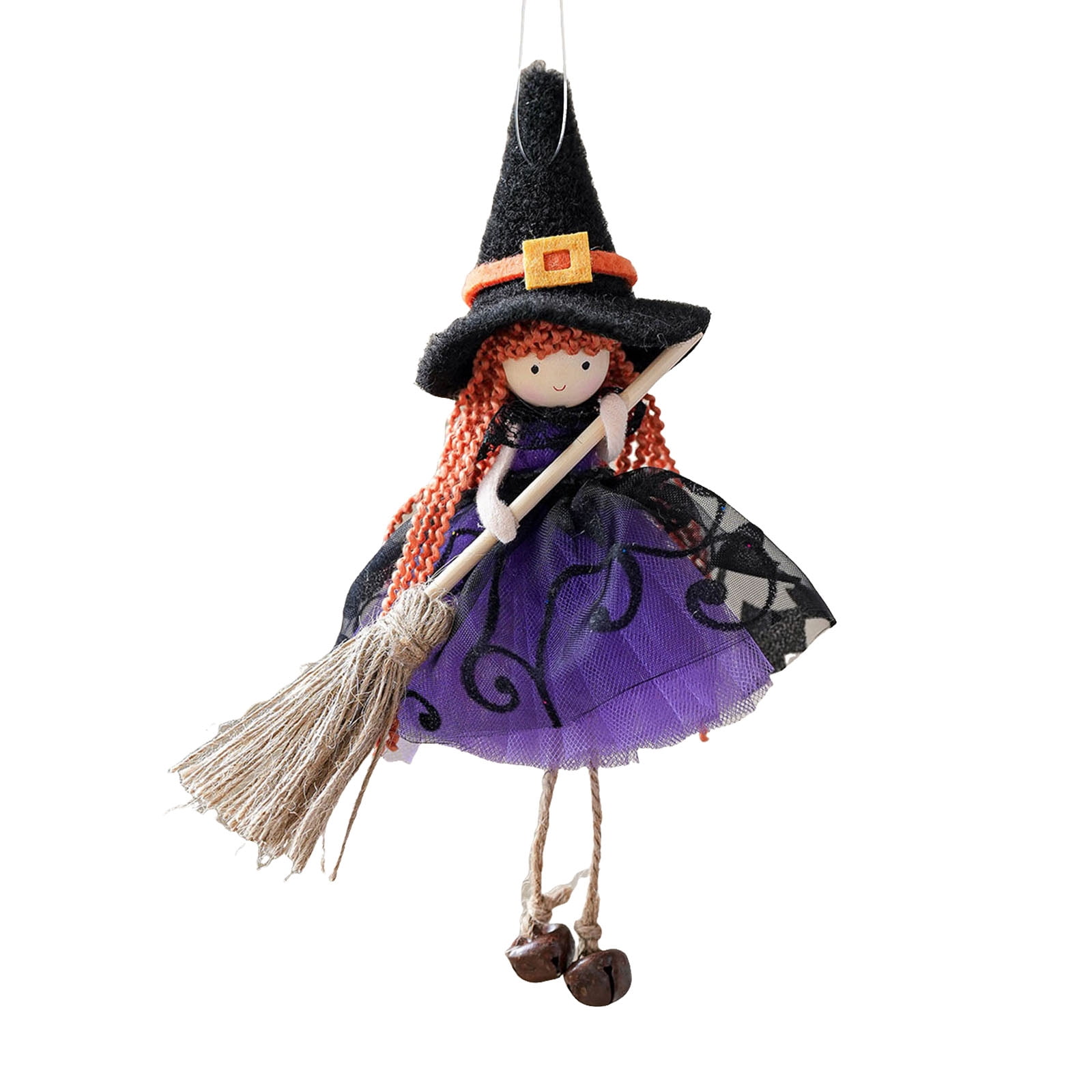 4/3/2/1pcs Hangable Witch Doll Ornament, Hallo-ween Small Witch ...